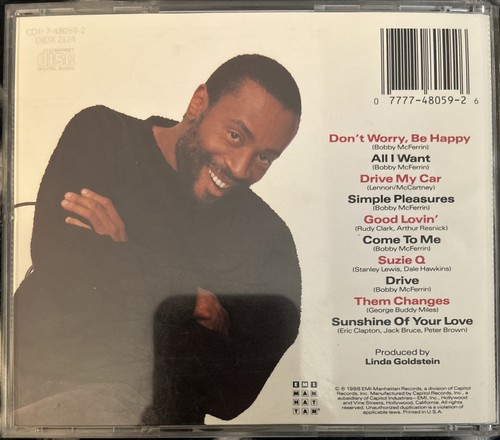 Simple Pleasures by Bobby McFerrin (CD, Jul-1996, EMI Music ...