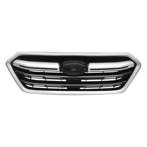 Grille For 2018-19 Subaru Outback Front Dark Gray With Painted Silver ...