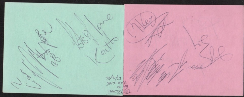 Boyzone music genuine authentic signed autograph signature album page ...