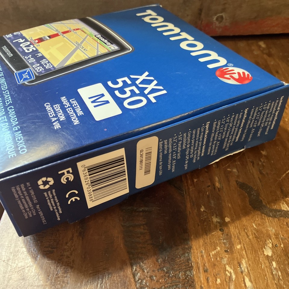 TomTom XXL 550 M GPS Navigator New in Box Lifetime Maps 636926039888| eBay