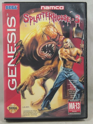 Splatterhouse 3 Case (SEGA Genesis) Authentic BOX ONLY! | eBay