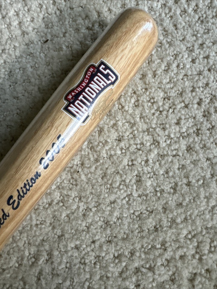 Washington Nationals Inaugural Season Mini Louisville Slugger 125 18 ...