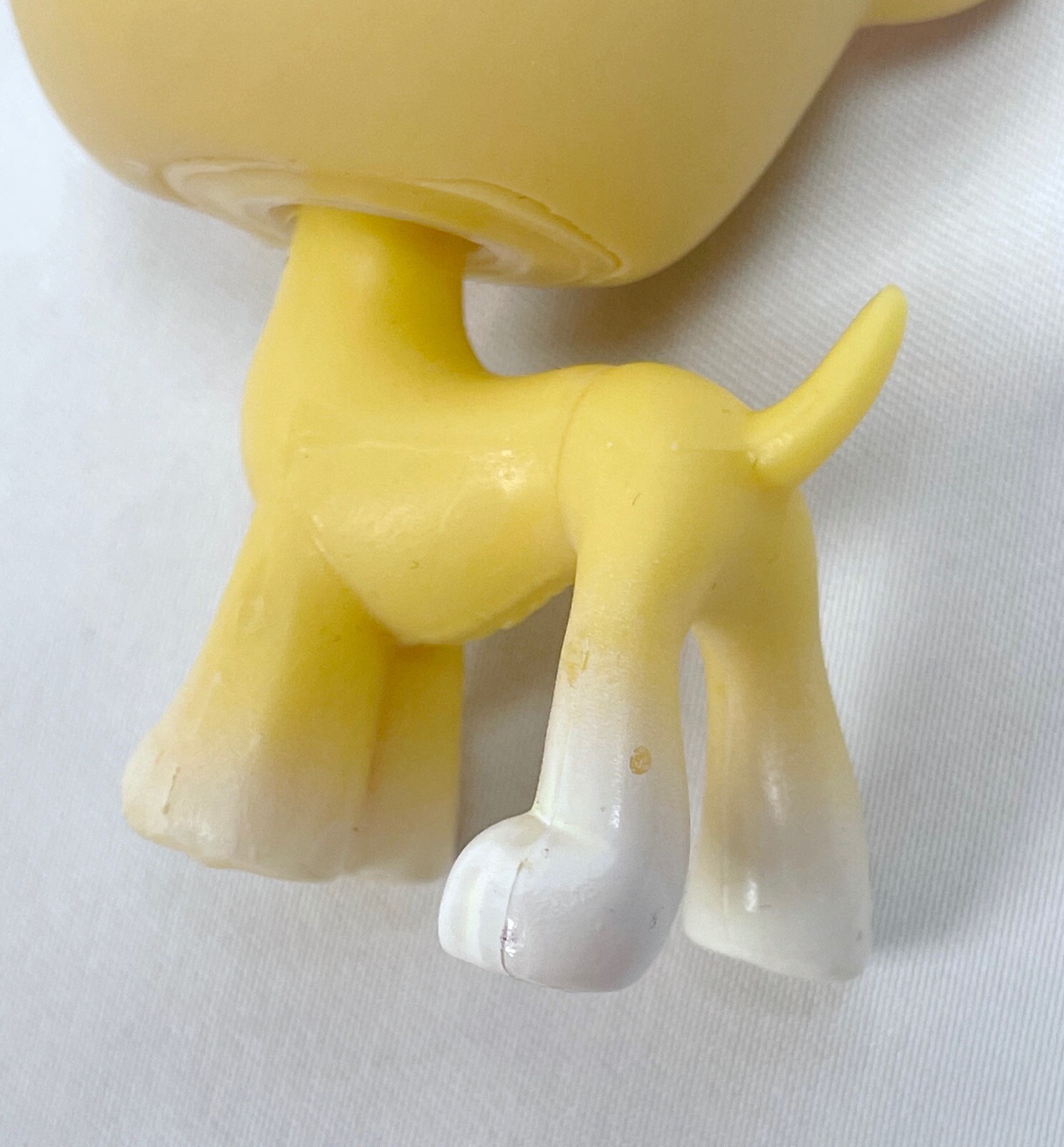 Littlest Pet Shop Yellow Greyhound Whippet Dog 875 Blue Drops | eBay UK