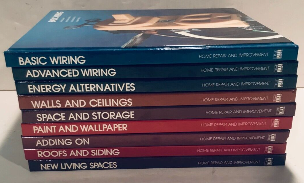 Time Life Books Home Repair and Improvement Books - Lot of 9 | eBay