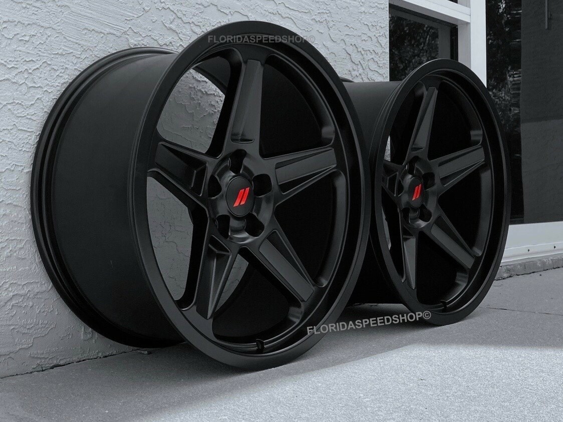 Dodge Demon Wheels Satin Black 20x9.5/20x10.5" SET Challenger Charger ...