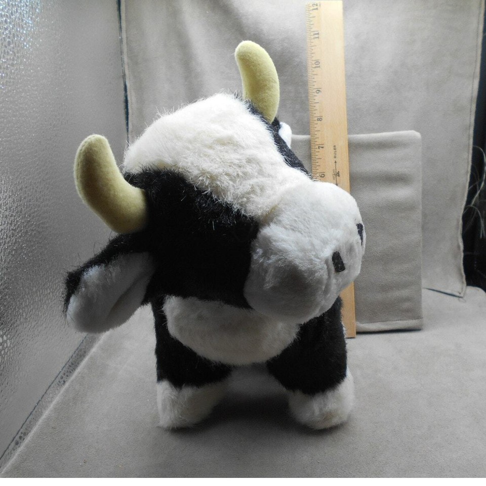 Vintage Russ Berrie Moo Moo Cow Plush MOOS 11" Holstein Cow | eBay