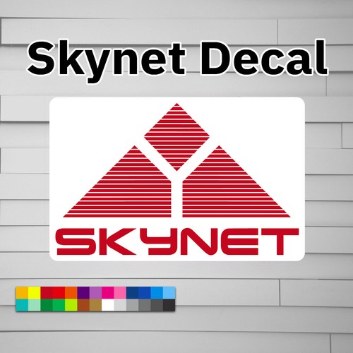 Skynet Decal (vinyl for Car laptop window tumbler water bottle) sticker ...