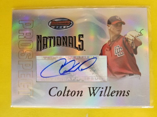 2007 Bowman's Best Prospects AUTO #BBP50 Colton Willems - Washington ...