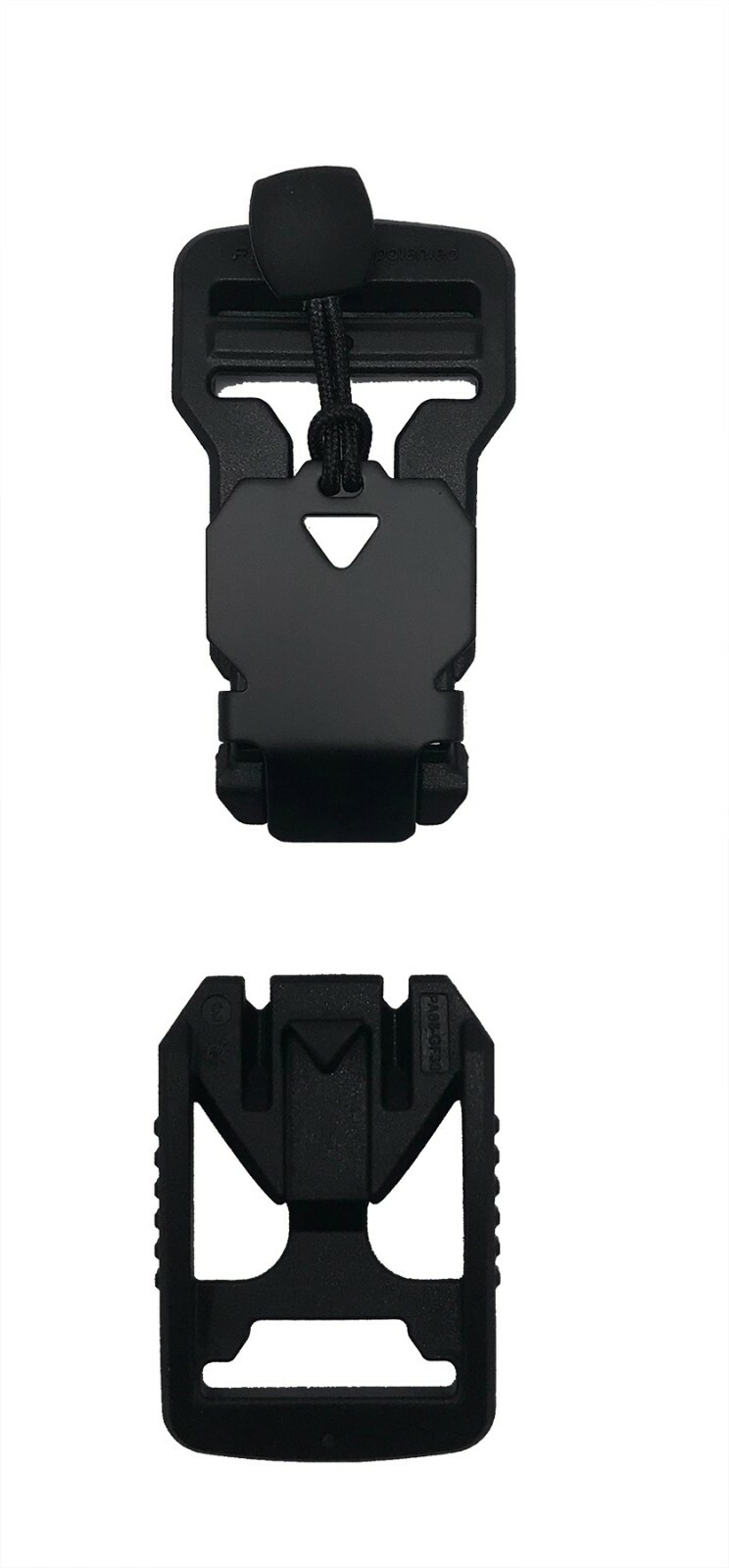 BLACK Fidlock V-Buckle 25mm Pull - Magnetic Tactical Connector Fastener ...