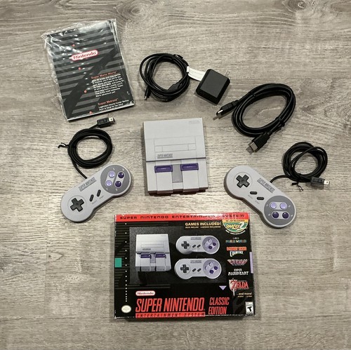 Nintendo Super NES Classic Edition Video Game Console - Gray ...