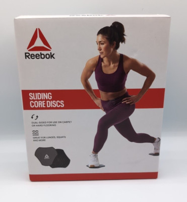 Reebok Core Sliding Discs - Dual Sided Workout Sliders for Carpet ...