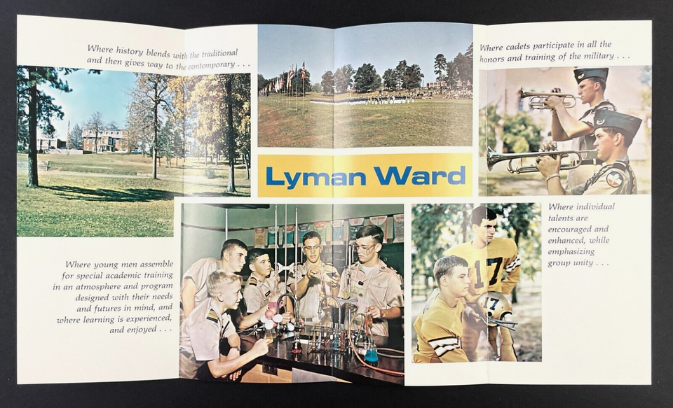 1970s LYMA Lyman Ward Military Academy Camp Hill AL VTG Brochure ...