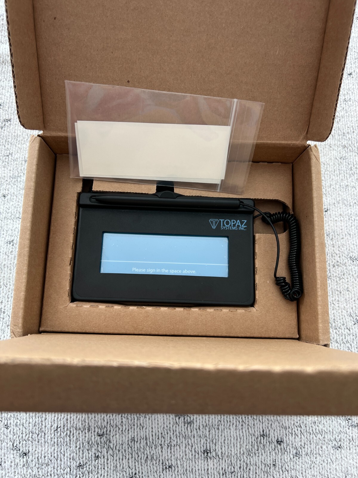 Topaz SigLite Signature Pad T-S460-HSB-R 851718004008 | eBay