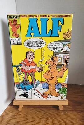 ALF #8 MARVEL COMIC CIGAR SMOKING COVER 1988 | eBay
