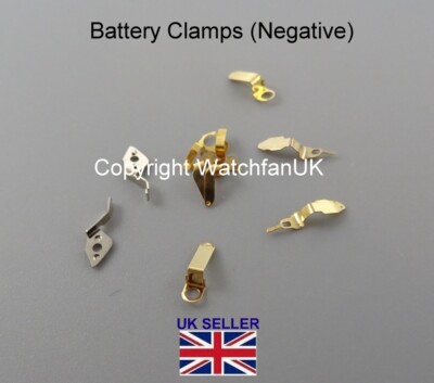 Watch Battery Clamp Assortment For Popular Sizes (Negative) | eBay UK