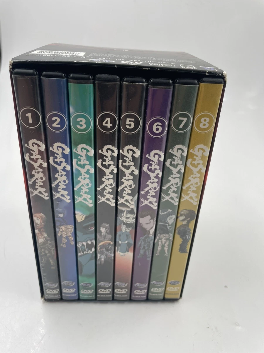 Gasaraki Complete Series (DVD Set, 2000) Volumes 1-8 Anime. - glwec.in