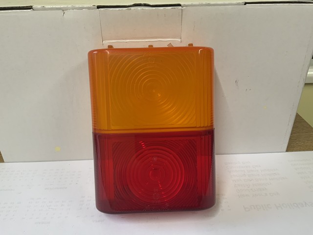 Rubbolite Model 83 Rear Red Amber Light Lamp Lens Leyland Truck Lorry ...