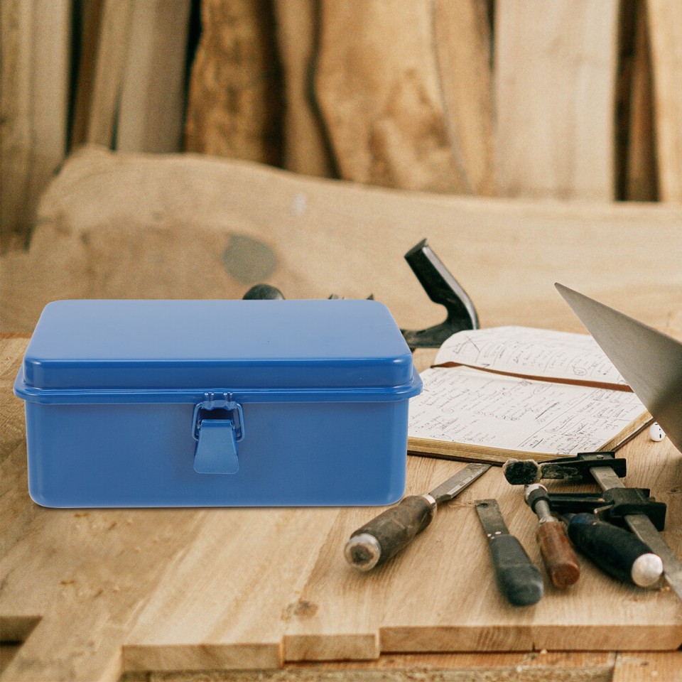 Steel Small Tool Box Metal Car Tools Iron Sheet Storage | eBay