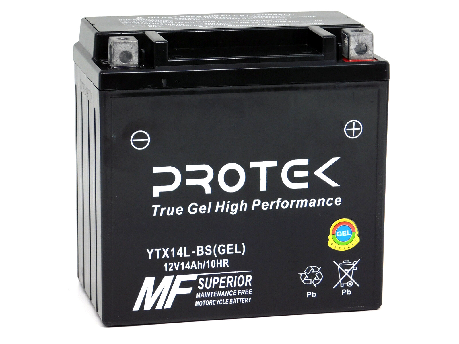 GYZ16HL YTX14L-BS 12V Gel Battery for 2004-2017 Harley Sportster XL883 ...