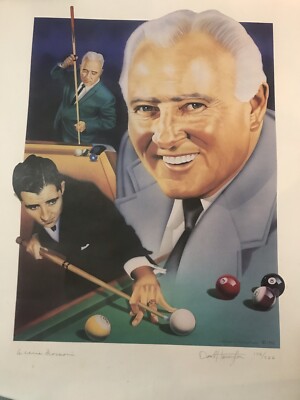 Willie Mosconi Numbered Autographed Poster 176/526 | eBay