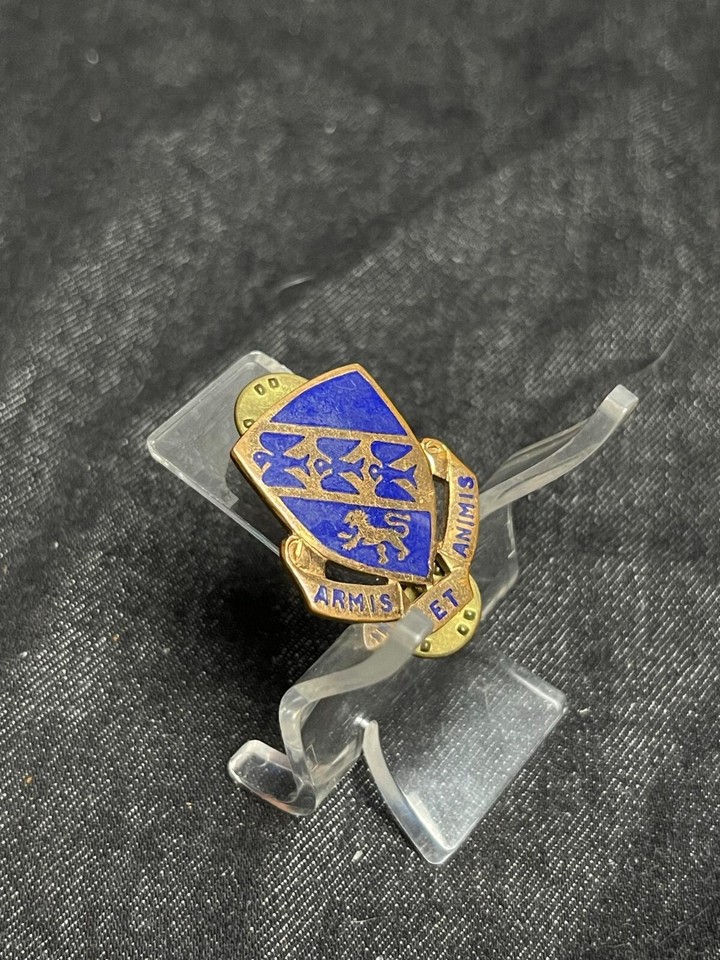 WW2 US ARMY "ARMIS ET ANIMIS" 317TH INFANTRY REGIMENTAL CREST MAKER ...