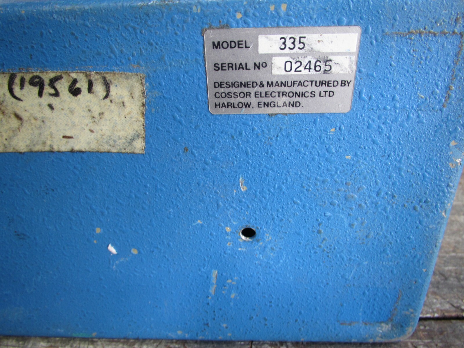 Vintage James Biddle Instruments Model 335 Cable Test Set For Parts ...