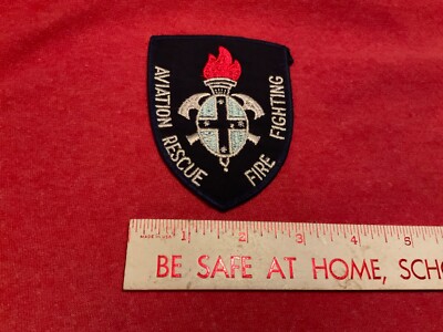 Aviation Rescue Fire Fighting Vintage Patch | eBay