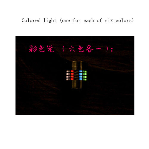 Titanium alloy Lamp Tube EDC Pendants Rope Cord Knife Beads Keychian ...