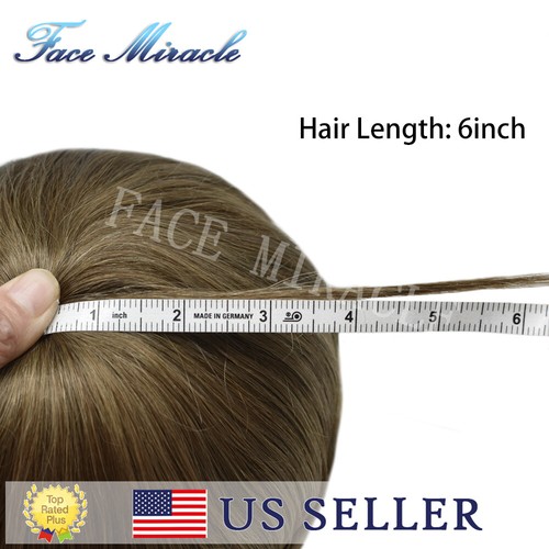 Full Poly Toupee for Men Human Hair System 0.1MM Skin PU Toupee Hair ...