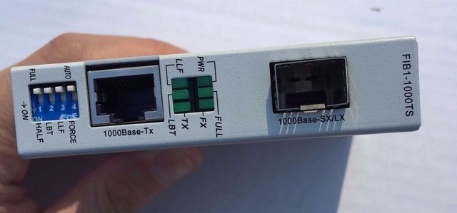 CTC Union T1 to Multimode Fiber Optic Media Connector Modem Fib1-1000ts ...