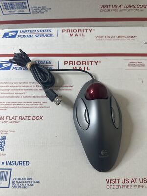 Logitech TrackMan Marble Mouse T-BC21 - Tested & Works 810-000767 ...