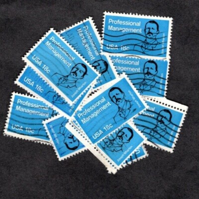 100+ #1920 Professional Management Commemorative Stamps, 18 cent, Used ...