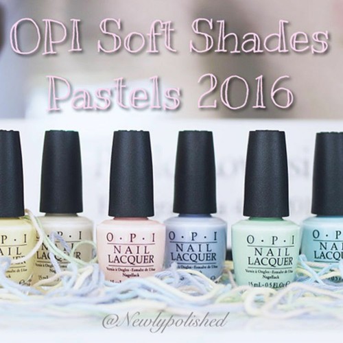 OPI - Soft Shades Pastels Collection - Pink Blue Mint Creme Nail Polish ...