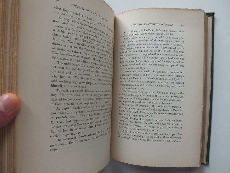 Journal of a Staff Officer: In Paris duing the Events of 1870 and 1871 ...