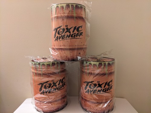 The Toxic Avenger Nuclear Waste Barrel Popcorn AMC Bucket 3-Pack | eBay