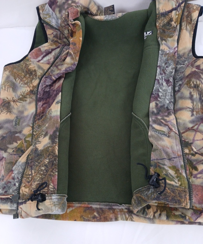 Camo Vest Men Sz XL King's Outdoor World Soft Shell Mountain Wind ...