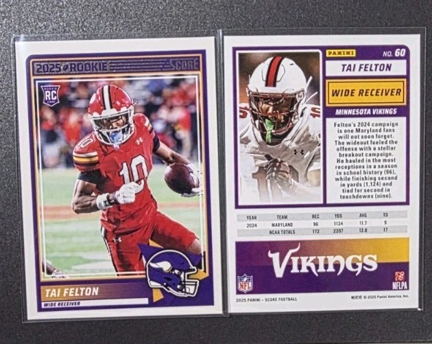 Tai Felton 2025 Score Rookie Cards | eBay