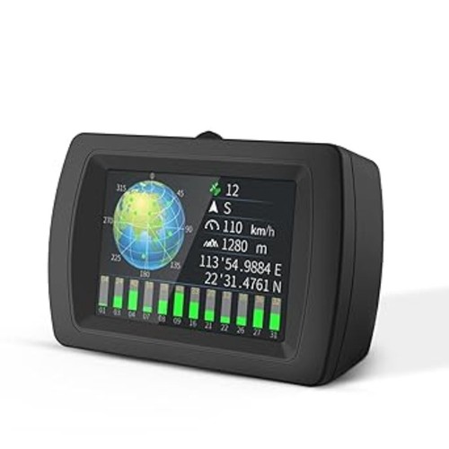 Car Inclinometer GPS Speedometer Roll Angle & Pitch Angle with Compass ...