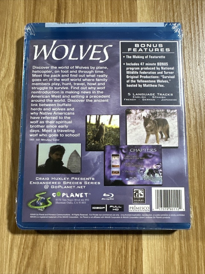 IMAX - Wolves (Blu-ray Disc, 2009) *Brand New Sealed* 17078901122| eBay