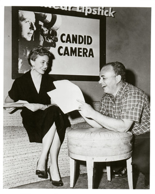 Candid Camera tv series Alan Funt with script 8x10 photo | eBay