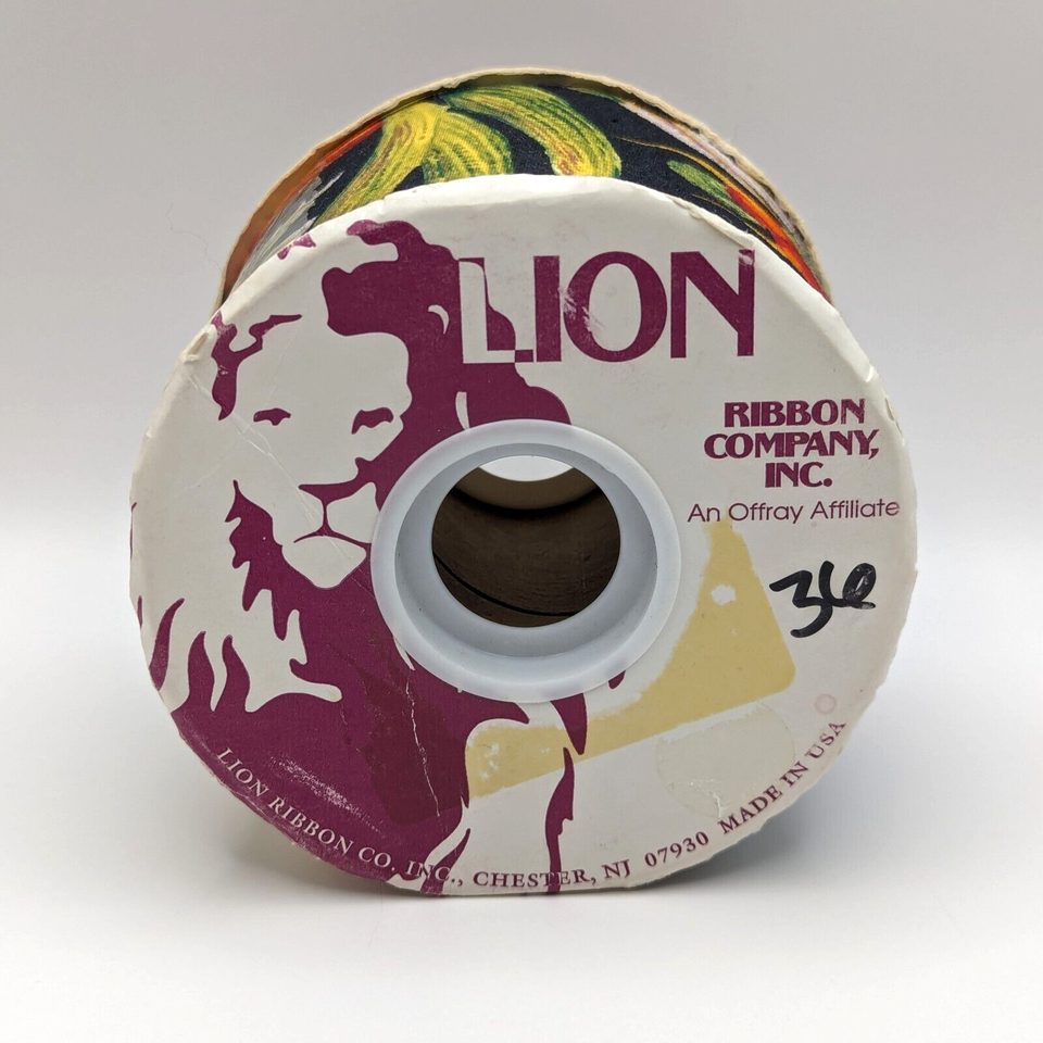 Lion Ribbon Co. SALAD BAR Ribbon Cotton 25 Yards 2 5/8" Width USA Made ...