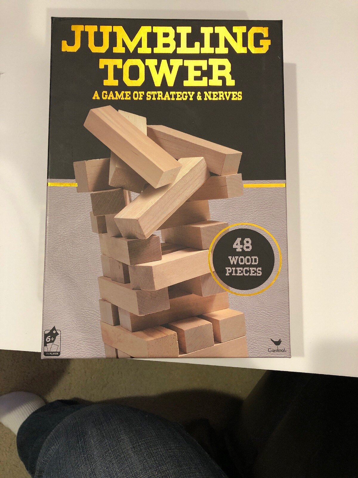 Jumbling Towers 48 Wood Pieces. a Game of Strategy and Nerves for sale ...