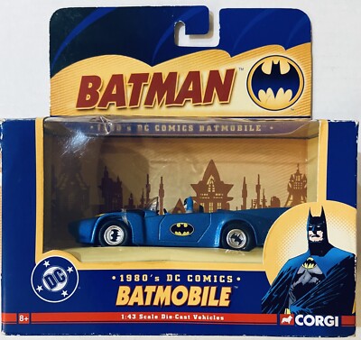 Corgi 1980’S Batman 1/43 MIB 1980s DC Comics Batmobile BMBV1 77307 ...