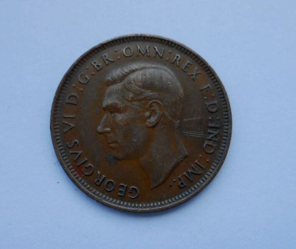 1938 AUSTRALIAN George V1- HALF-PENNY. OLD TIMER, GREAT COIN. Old ...