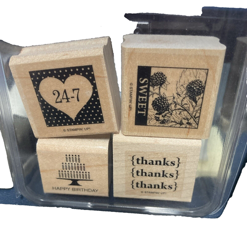 RETIRED Stampin Up PRETTY POSTAGE STAMPS | eBay