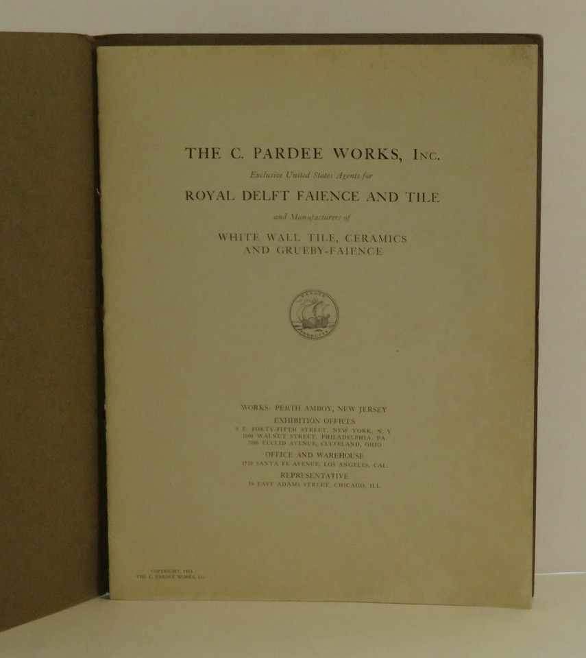 C Pardee Works / C Pardee Works Inc Exclusive United States Agents 1st ...
