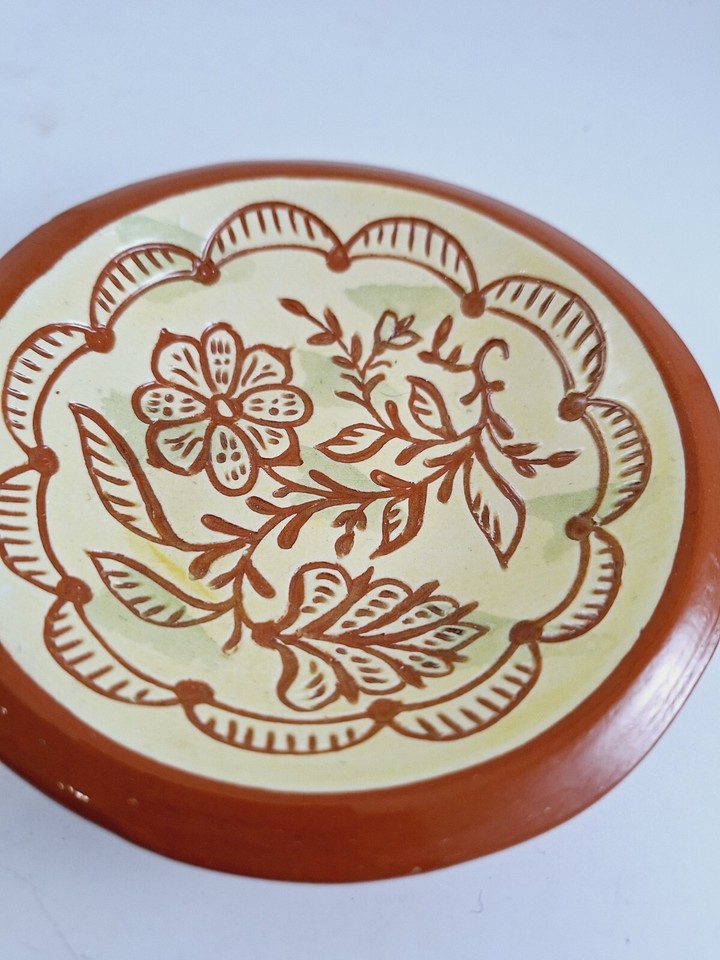 Zettlemoyer Pottery Hamburg Pennsylvania German Redware Plate Signed ...