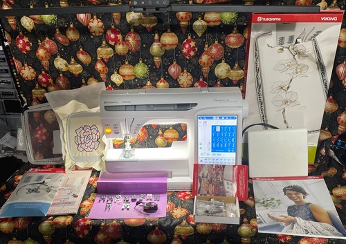 Husqvarna Viking Designer SE Sewing and Embroidery Machine Set-Up | eBay