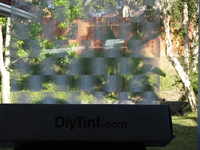 Warped glass privacy decorative film FROSTED deco 37X60 | eBay