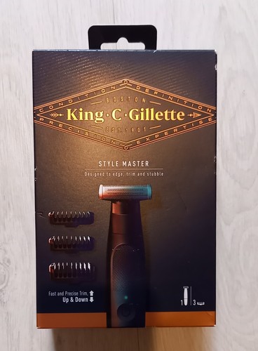 Gillette King C. Style Master Tondeuse sans Fil avec 3 Sabots - Neuve ...